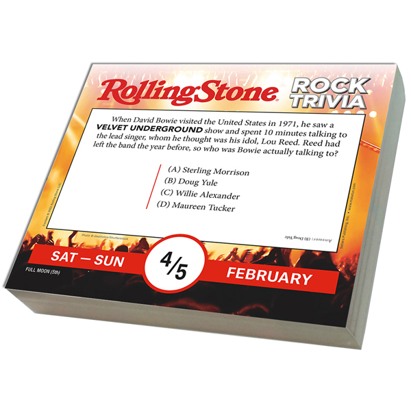 Rolling Stone® Rock Trivia 2023 Daily Calendar - RSVP