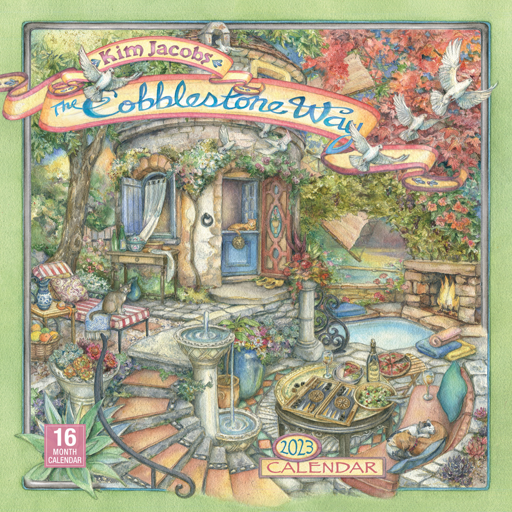 The Cobblestone Way 2023 Wall Calendar - RSVP