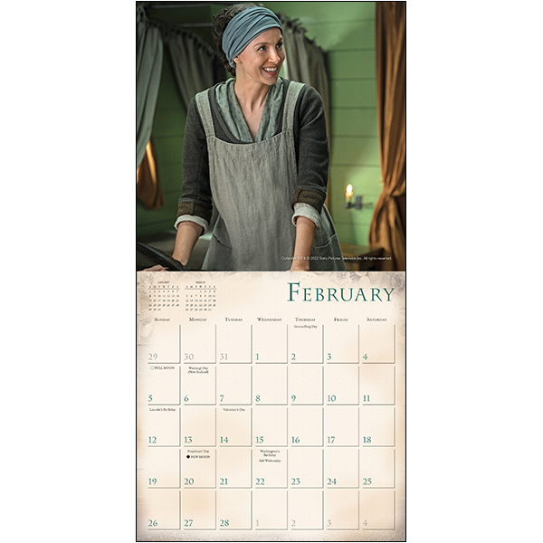 Outlander 2023 Mini Calendar - RSVP