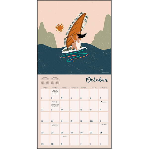 Grow with the Flow 2023 Mini Calendar - RSVP