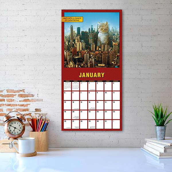 Catzilla 2025 Wall Calendar - RSVP