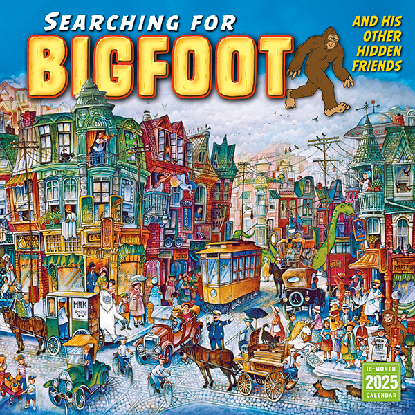Searching for Bigfoot 2025 Wall Calendar - RSVP