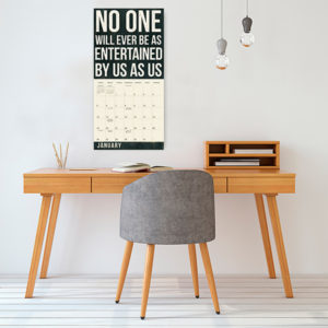 Words to Live By 2025 Wall Calendar - RSVP