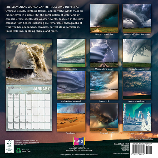 Weather Gone Wild 2025 Wall Calendar - RSVP