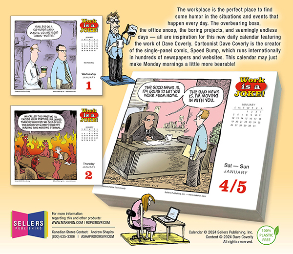 Work is a Joke! 2025 Boxed Daily Calendar - RSVP