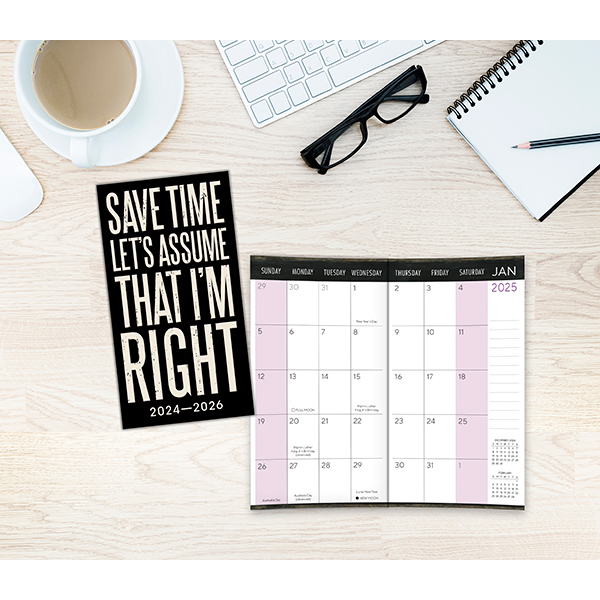 Words to Live By 2025 Two-Year-Plus Pocket Planner - RSVP